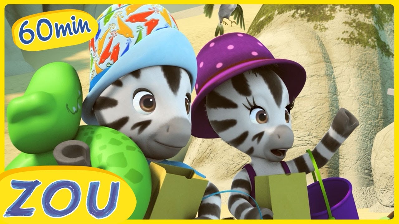 L'estate di ZOU | Nuova compilation 1 ora | ZOU in italiano 🦓 | Cartoni ...