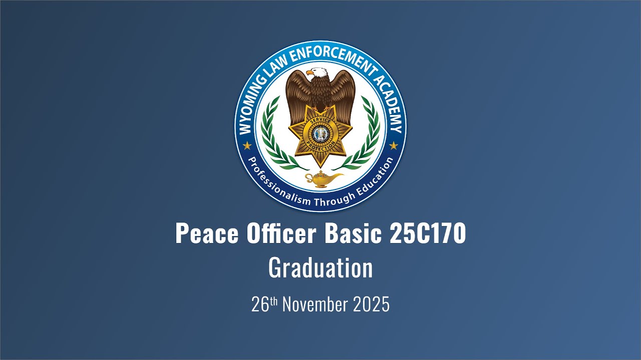Peace Officer Basic 25C170 Graduation - YouTube