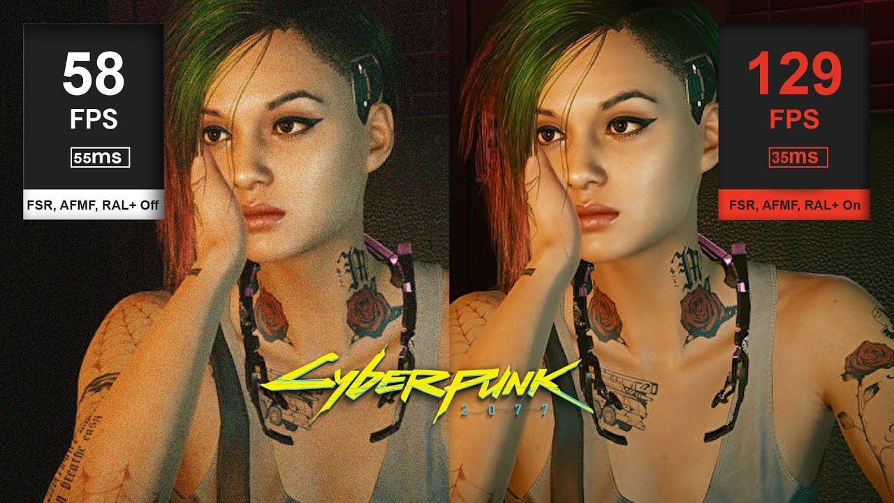 Cyberpunk 2077 v. 2.0 4K FSR & AMD Fluid Motion Frames with Anti-Lag+ ...