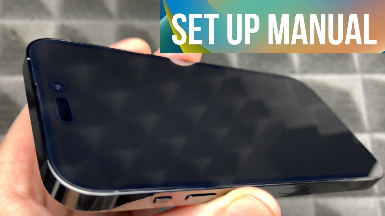 How to Set Up iPhone 14 Pro 256gb for Beginners - YouTube