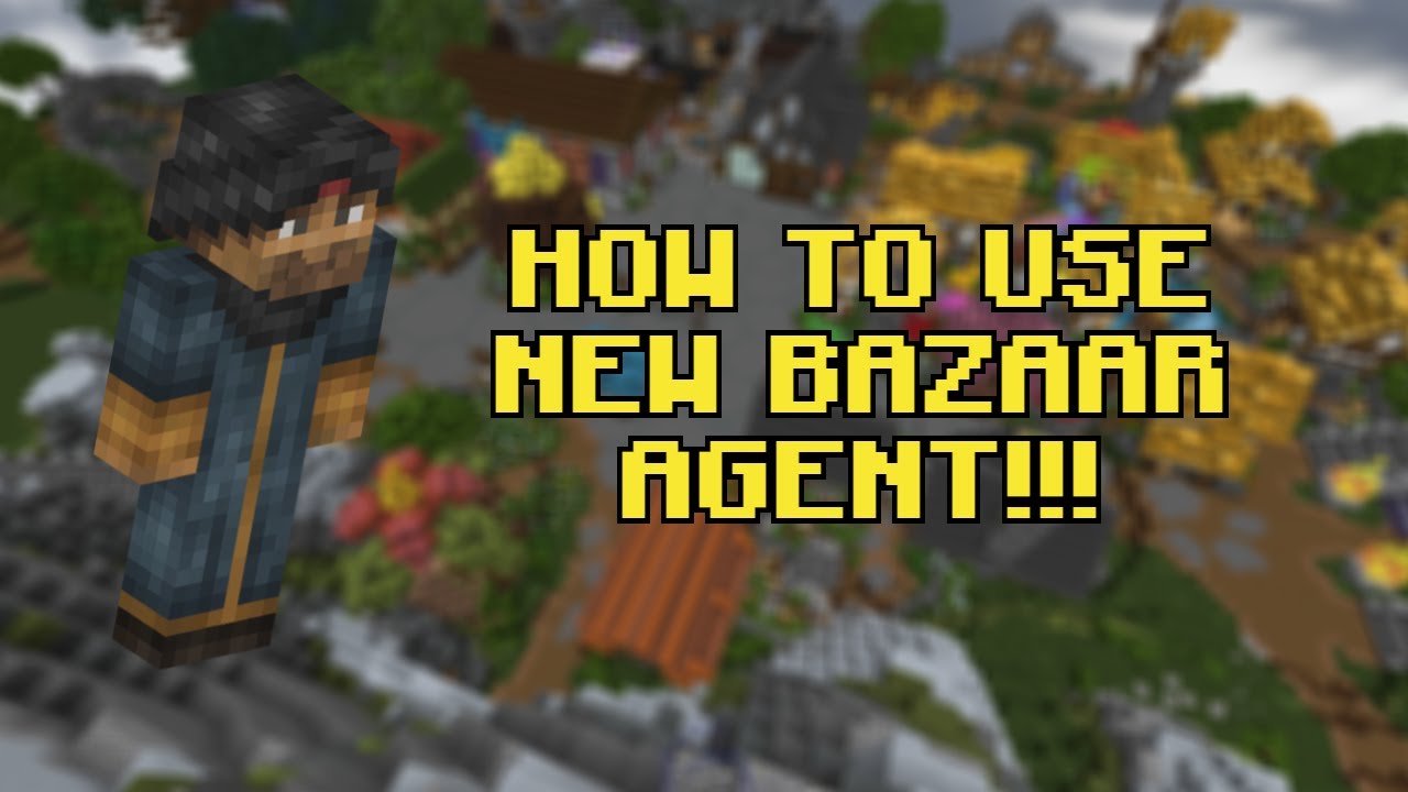 How To Use New Bazaar Agent (*NOT CLICKBAIT*) | Hypixel Skyblock - YouTube