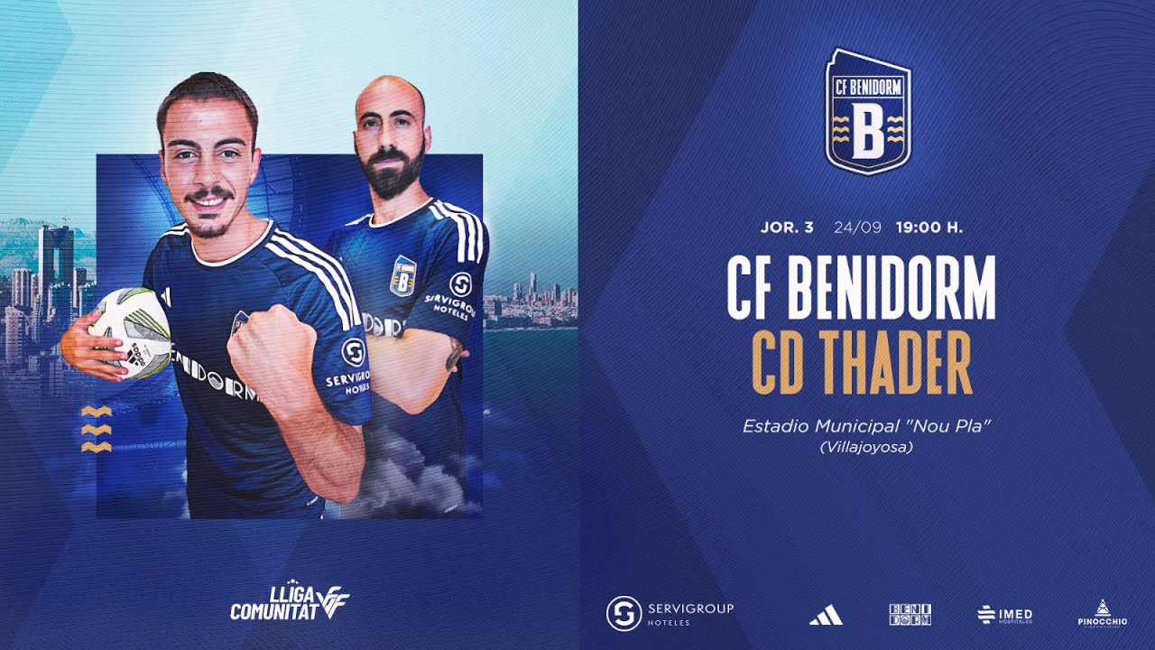 2T / Jornada 3 | CF Benidorm 1-0 CD Thader - YouTube