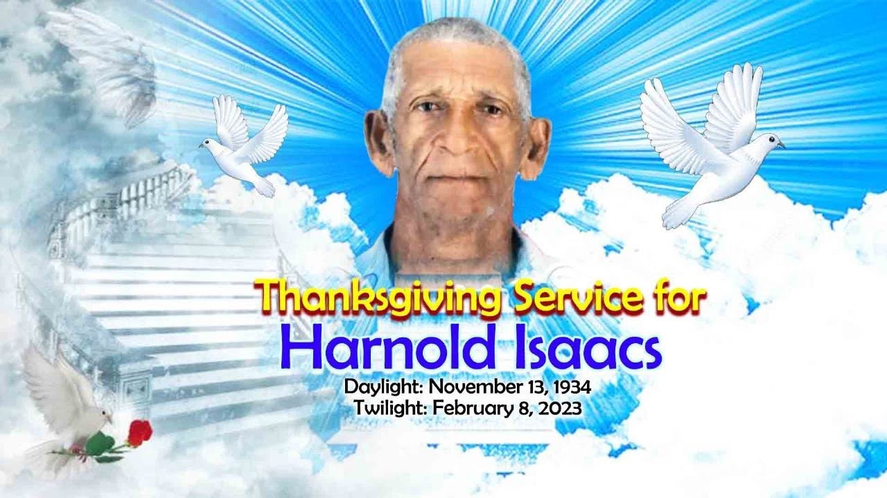 Thanksgiving Service For Harold Isaacs - YouTube