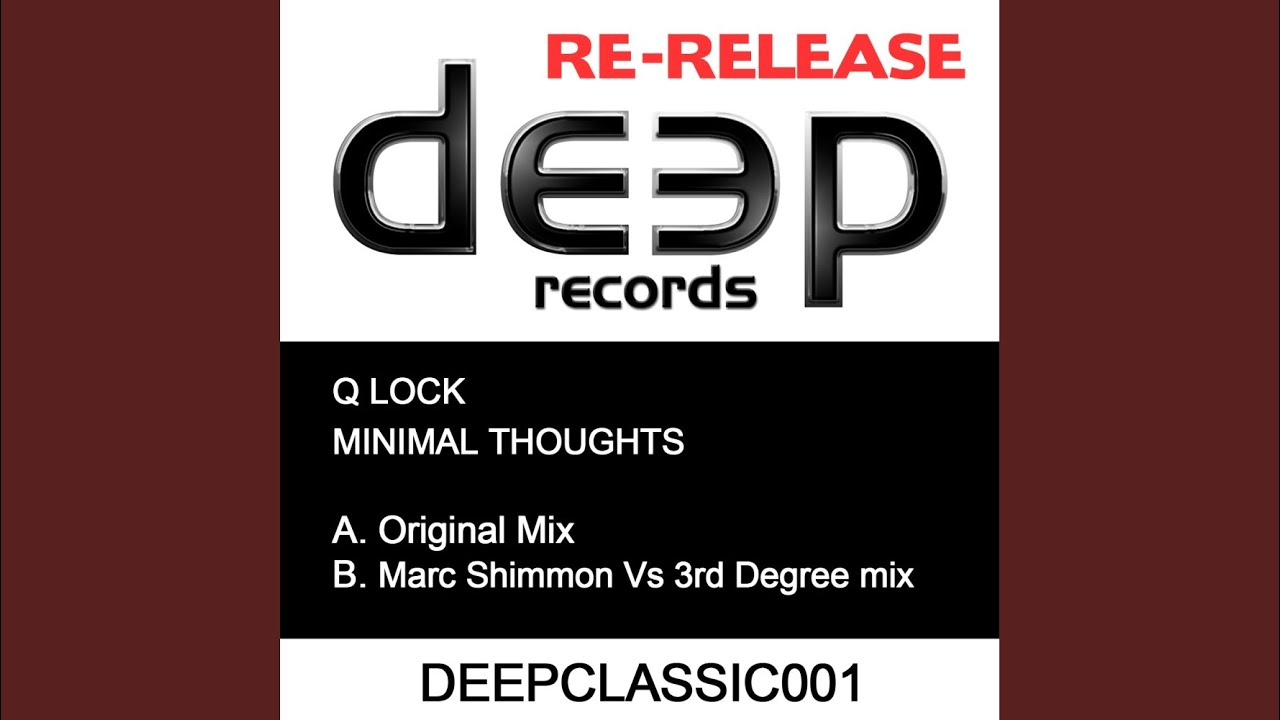 Minimal Thoughts (Marc Shimmon Vs 3rd Degree Mix) - YouTube