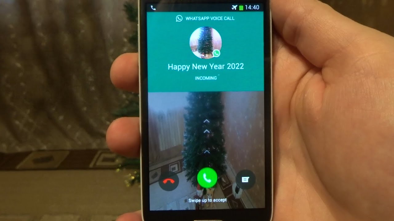Happy New Year 2022 incoming call - YouTube