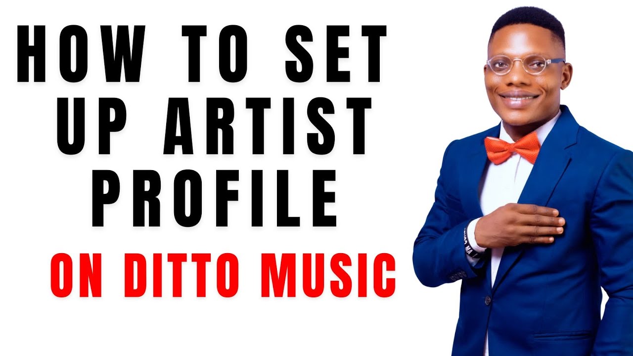 How to set up artist profile in DITTO MUSIC - YouTube