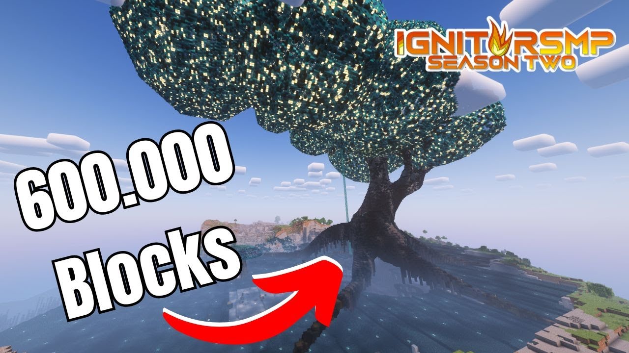 I build a mega tree in Minecraft 1.20 🔥 Ignitorsmp2 ch.58 - YouTube