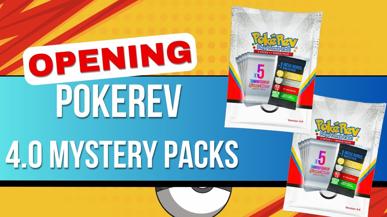 We opened 2 PokeRev 4.0 packs. What colour bonus packs do you think we ...