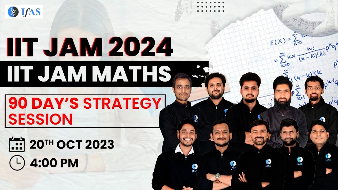 90 Days Strategy Session | Maths | IIT JAM 2024 - YouTube