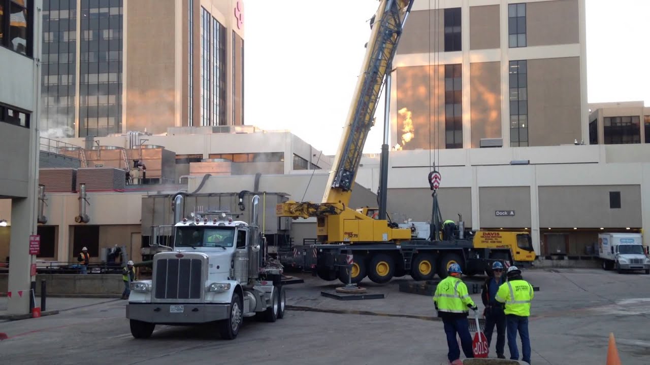 Davis Crane Grove GMK 5275 Derigging - YouTube