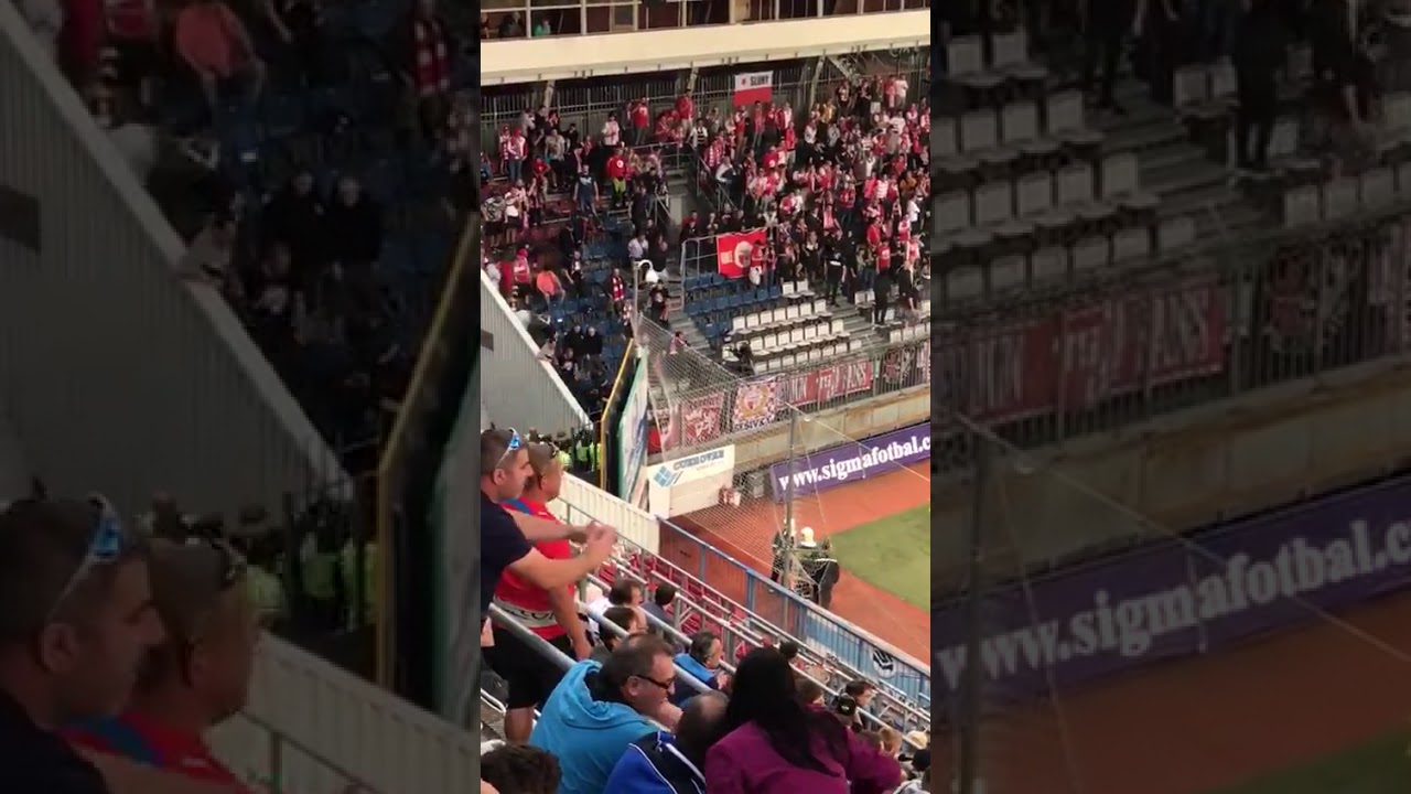 Slavia Hooligans vs security 09.09.2017 - YouTube