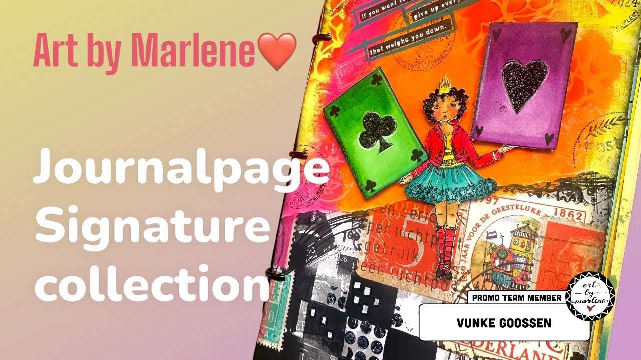 ART BY MARLENE ️ Journalpage signature collection - YouTube
