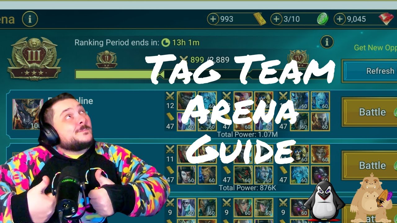 Tag Team Arena Guide - YouTube