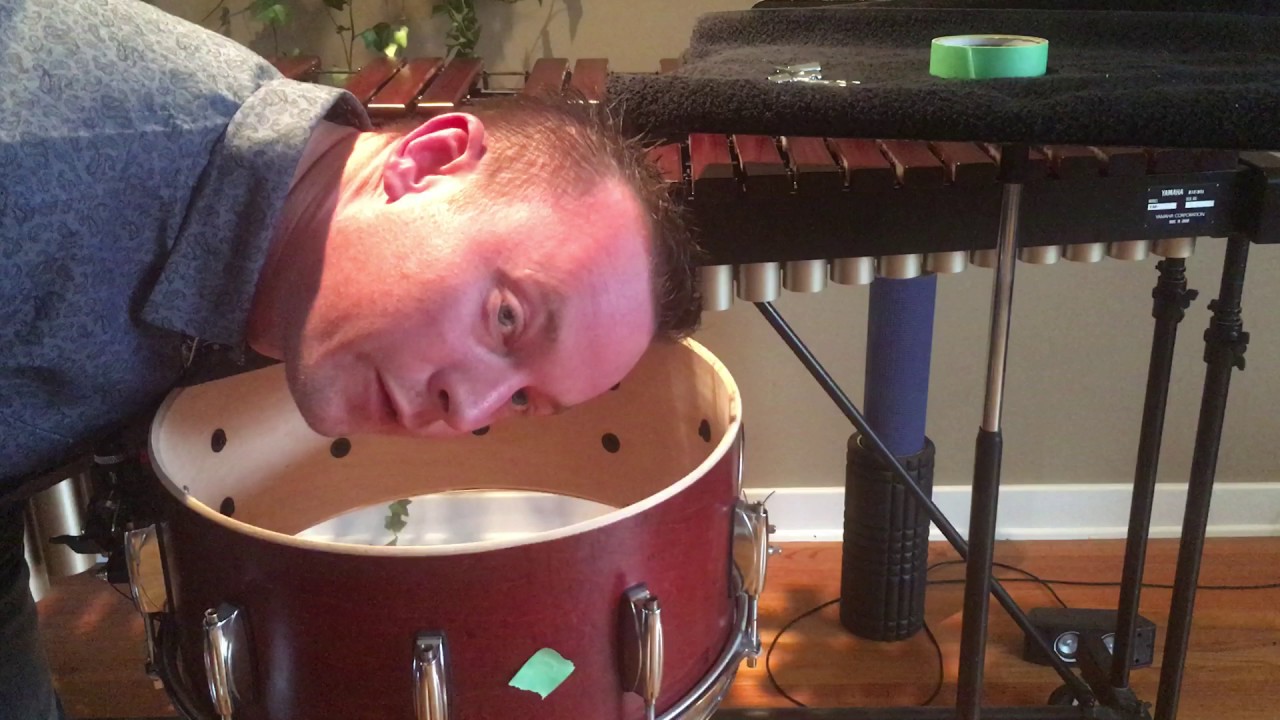 Instructional video: Changing a coated head (snare top) - YouTube