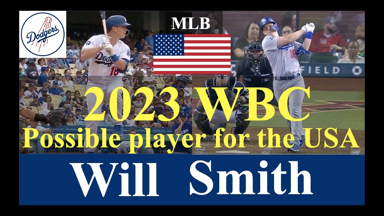 “Slugging Catcher” / Will Smith / Dodgers / USA in the 2023 WBC ...