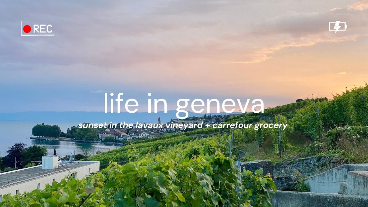 life in geneva: catching sunset in the lavaux vineyards + carrefour ...