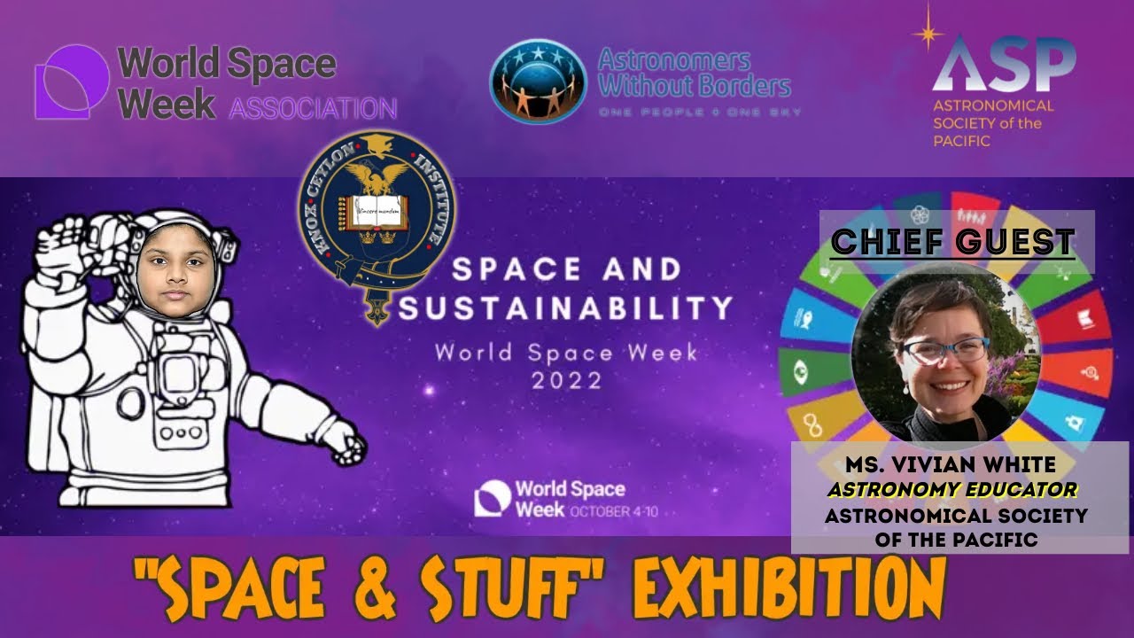 World Space Week 2022 - "Space & Stuff" Exhibition - Knox Ceylon ...