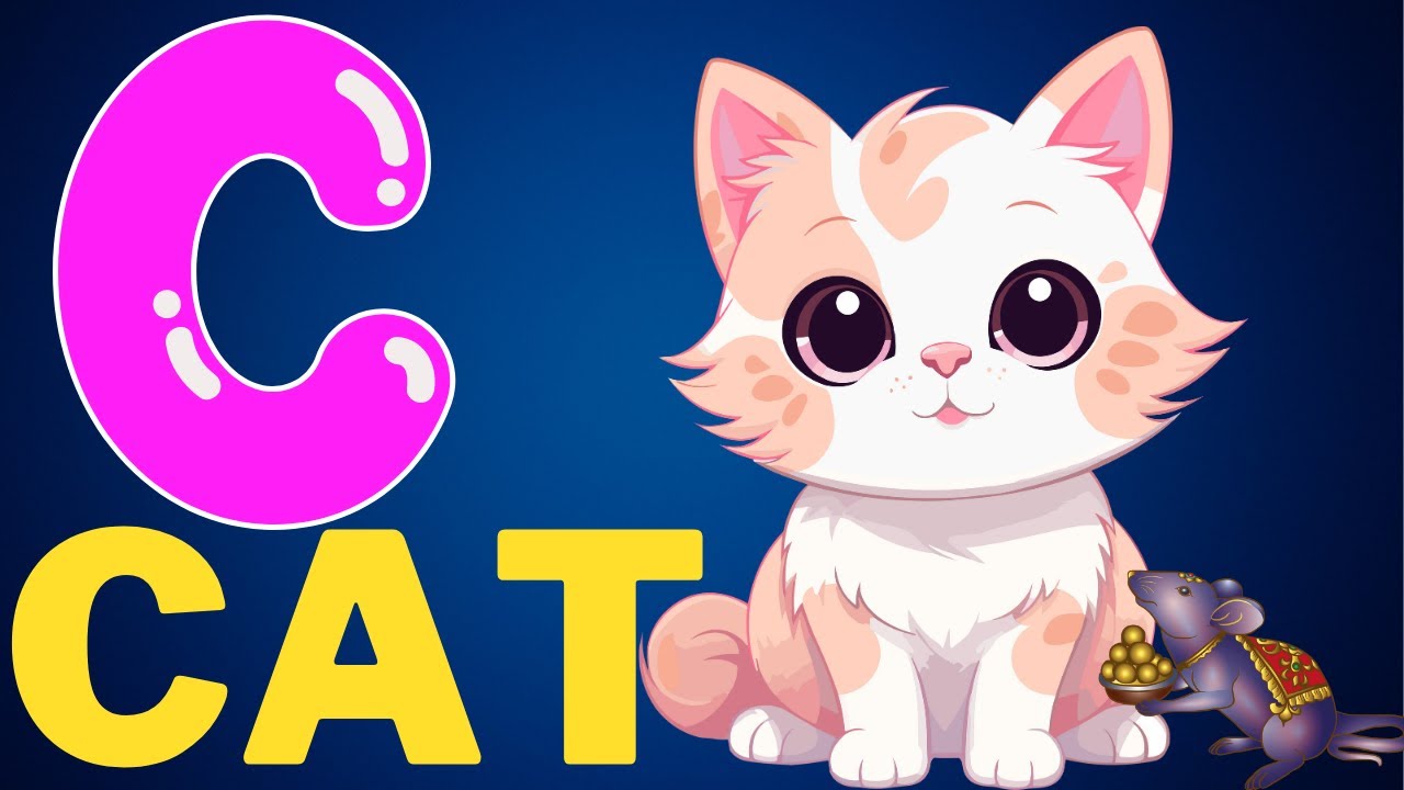 C Is For Cat | ABC song From A to Z I ABC Song For Children | abc song ...