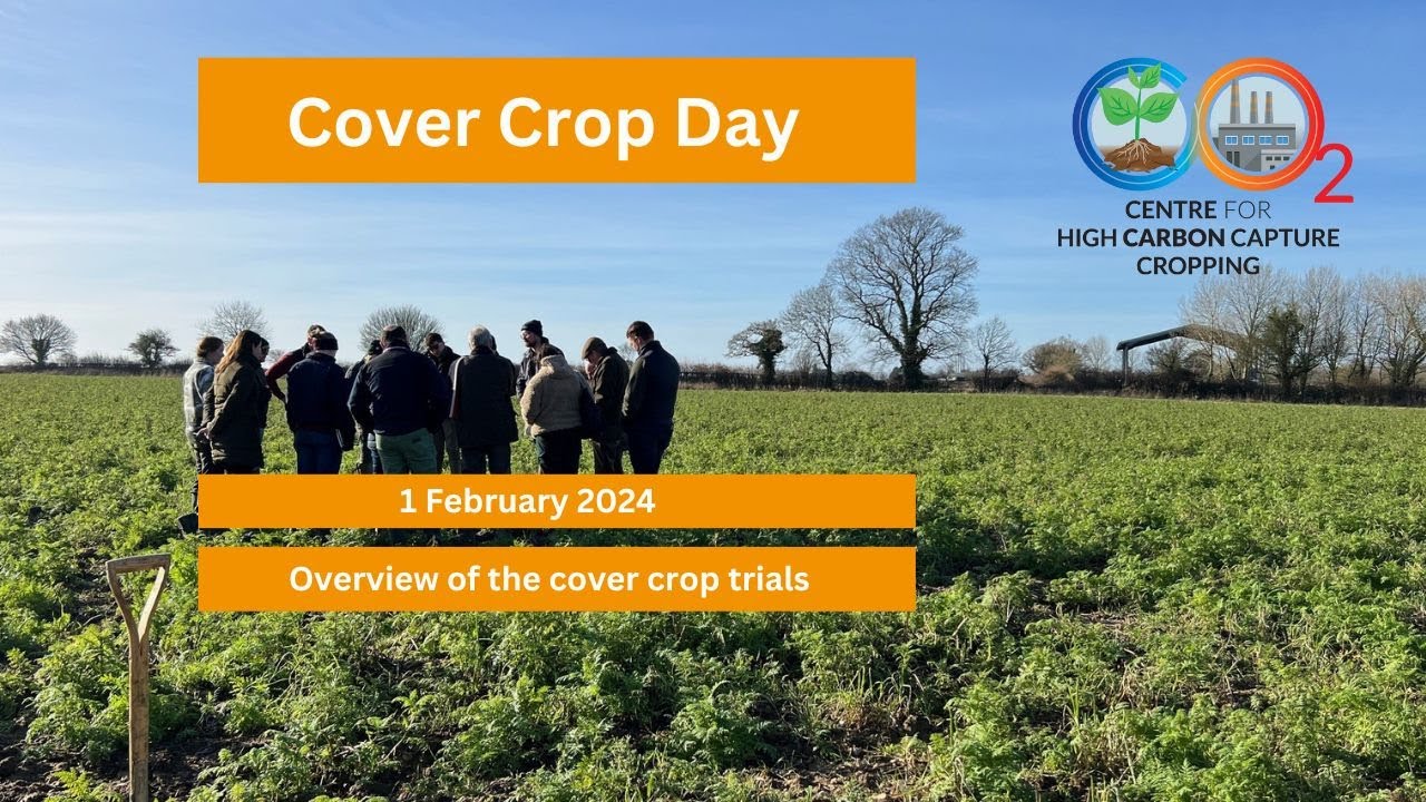 Centre for High Carbon Capture Cropping: Overview of cover crop trials - YouTube