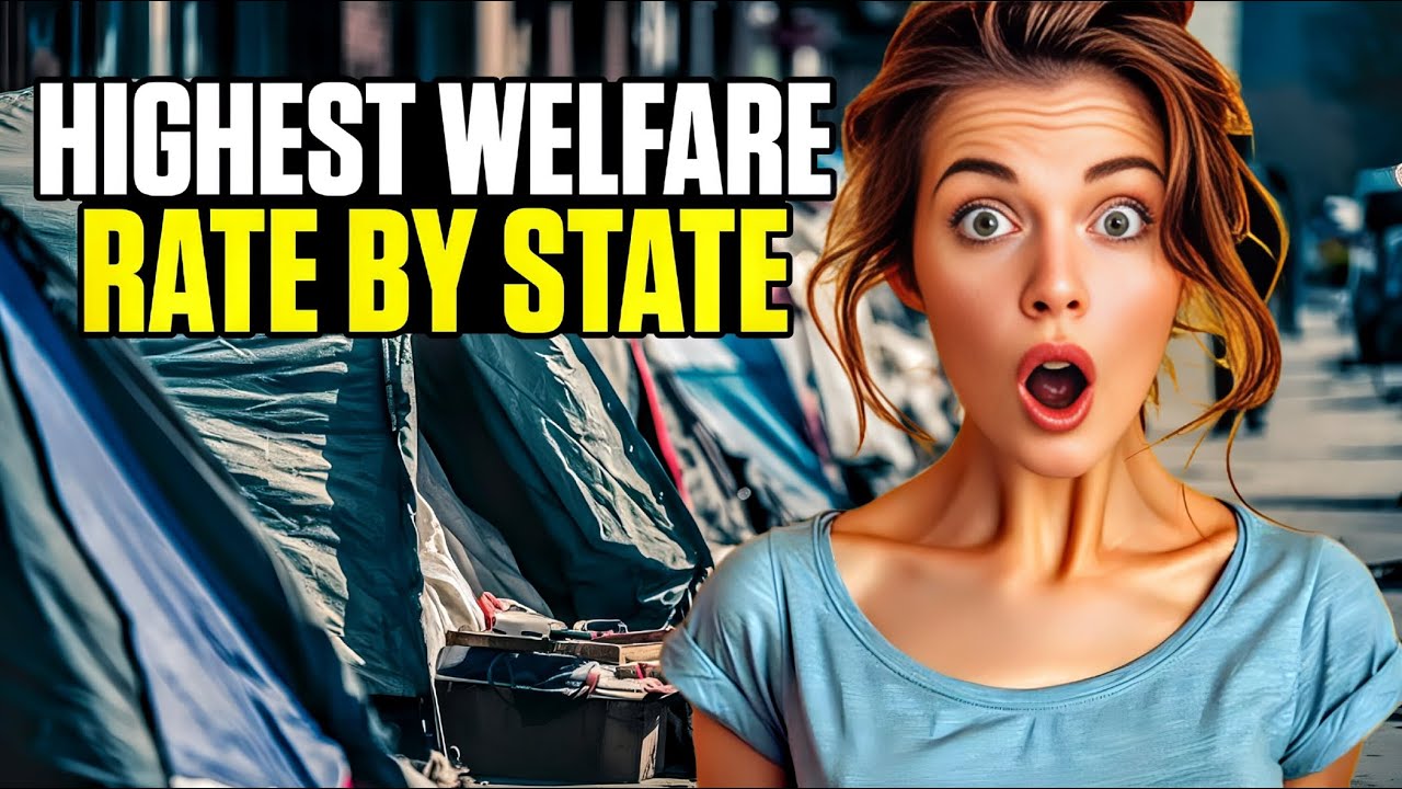 Top 10 States With The Highest Rate of People on Welfare - YouTube