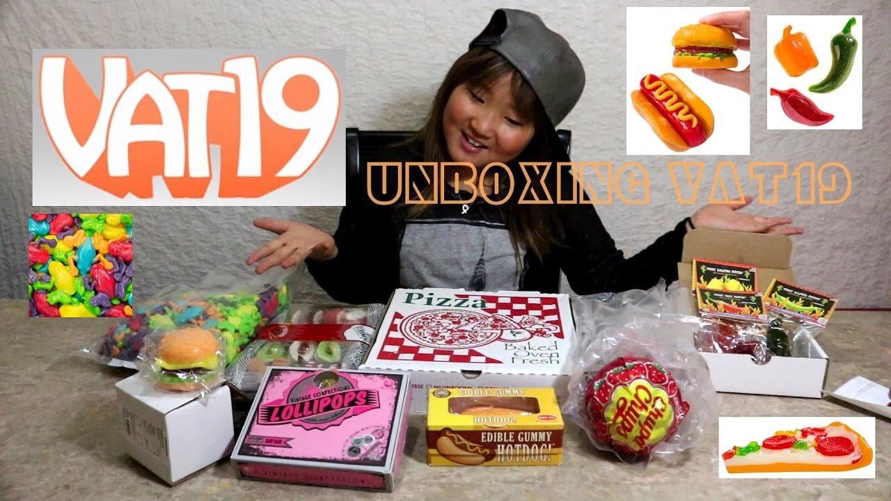 UNBOXING VAT19! MYSTERIOUS ITEMS~~(신비로운 젤리 과자) - YouTube