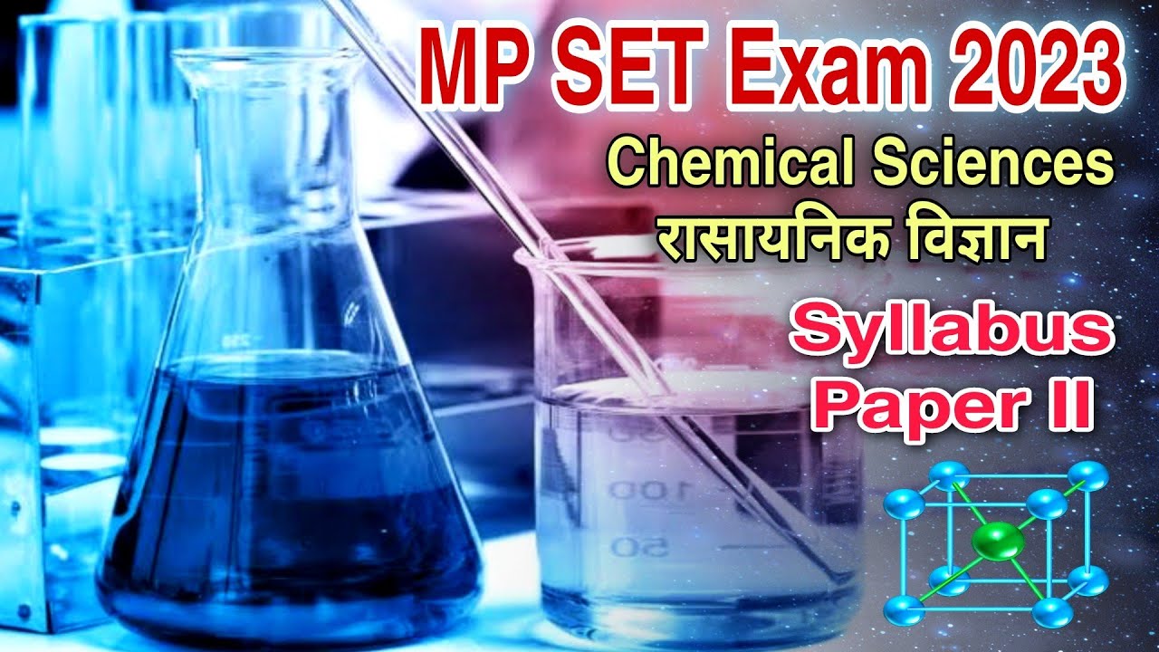 MP SET Exam Syllabus of Chemical Science || MP SET exam Syllabus 2023 ...