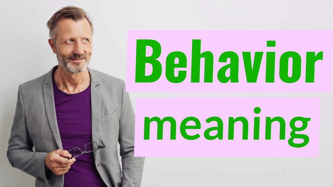 Behavior Meaning Of Behavior YouTube behavior-meaning-of-behavior-youtube