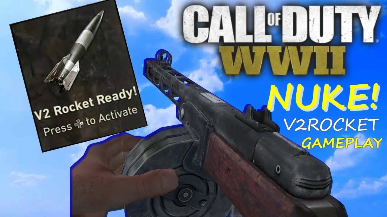COD WWII "V2 ROCKET" NUKE GAMEPLAY! - YouTube