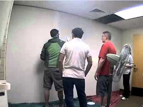 Fake Wall Office Prank (time lapse) - YouTube