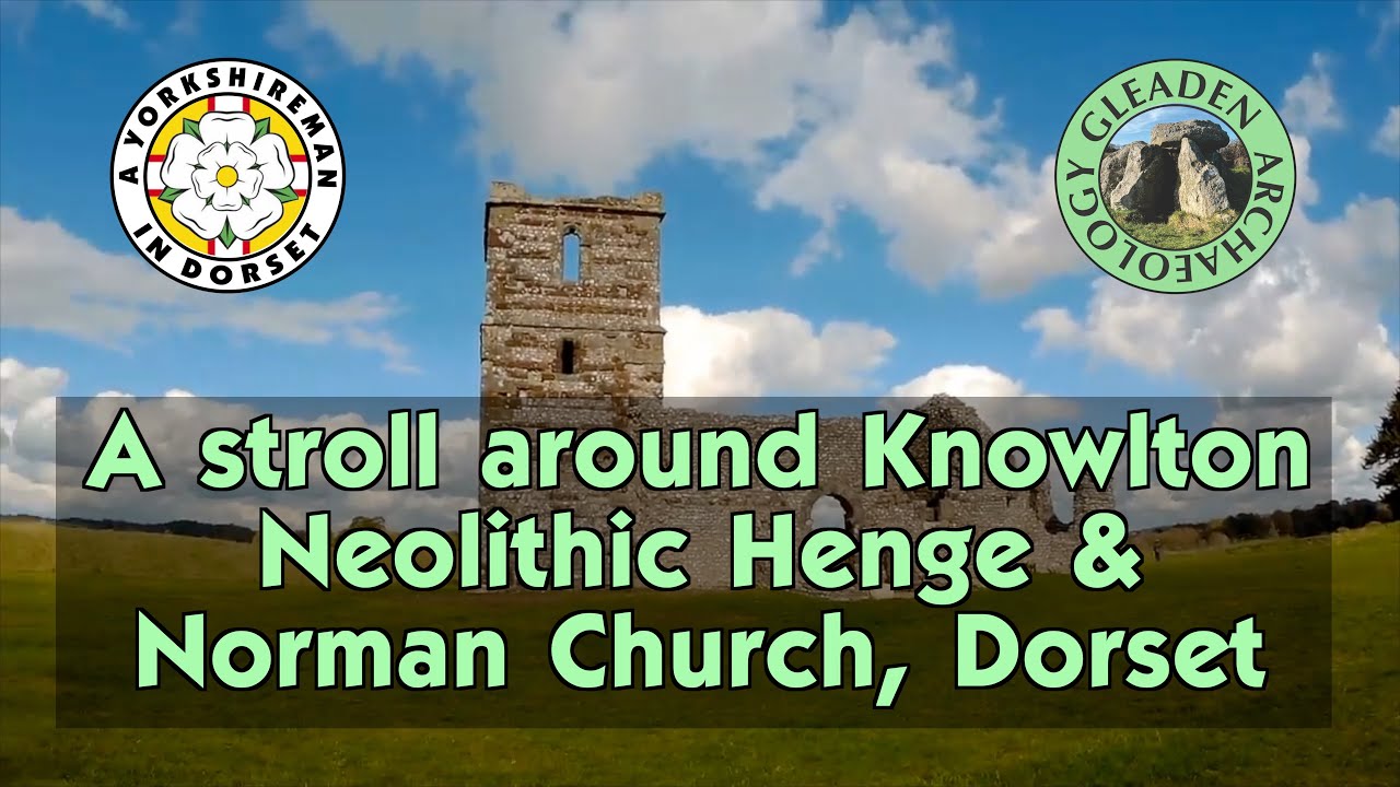 Knowlton Neolithic Henge and Norman Church - YouTube