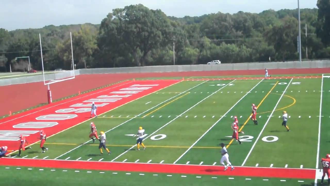 First TD in newly renovated Mooseheart Stadium - YouTube