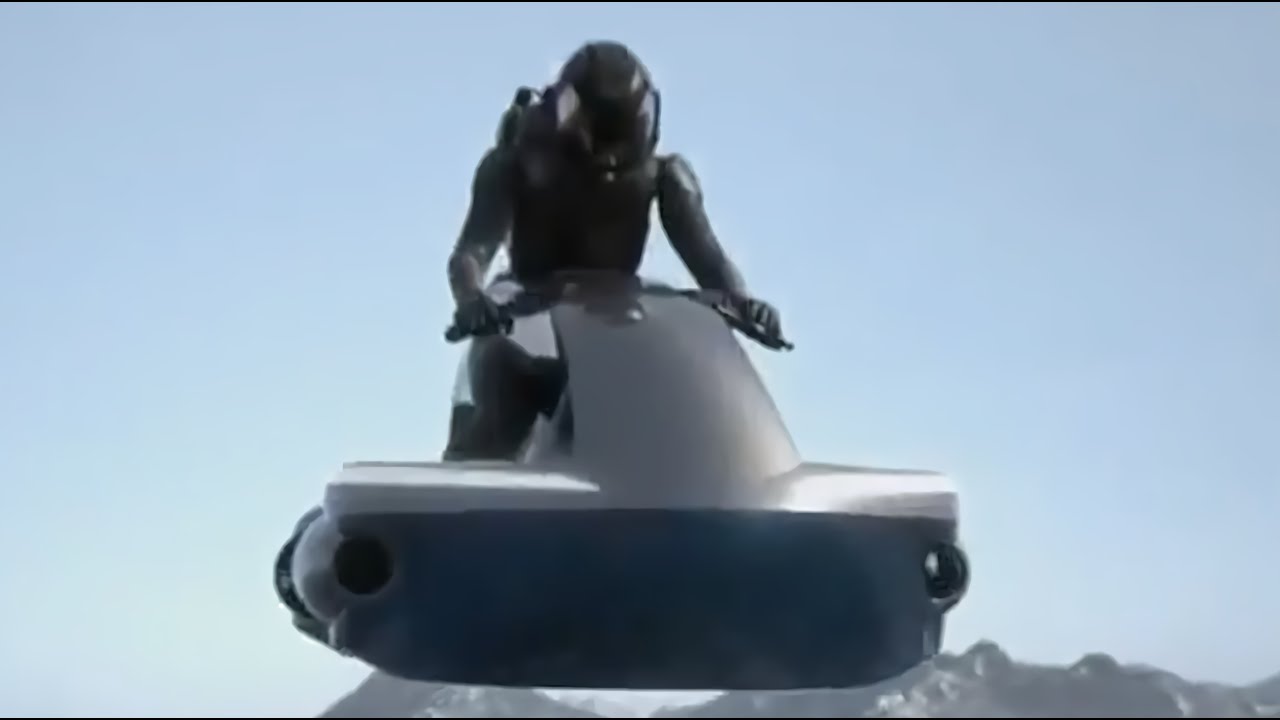Developed Hover Motorcycle by JAPAN A.L.I Technologies - YouTube