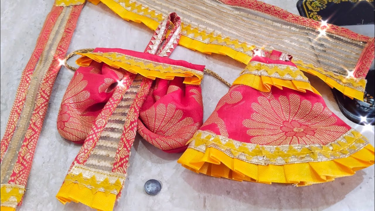 Yugal jodi Krishna ji ki dress kaise banaye - YouTube