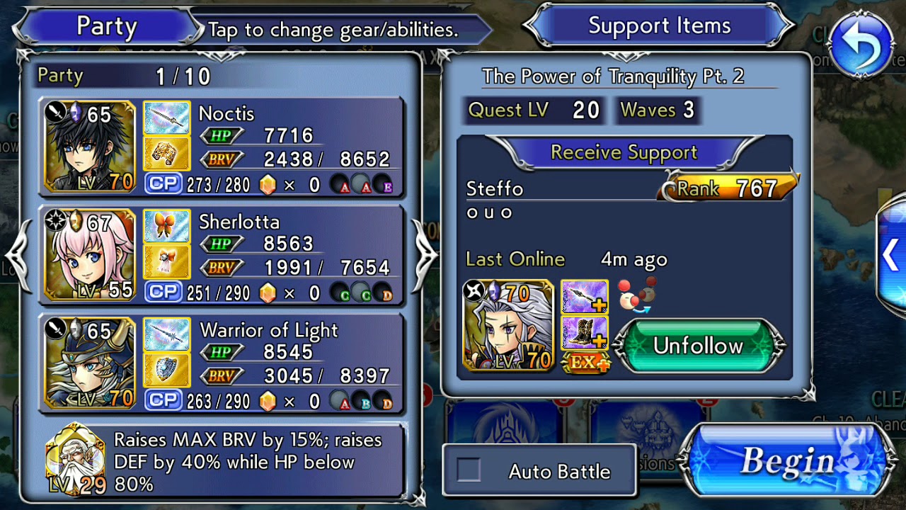 [DFFOO Event] The Power of Tranquility Pt. 2 - YouTube