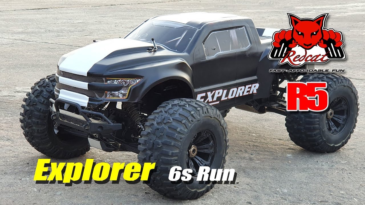 Explorer (Redcat R5) 1/5 Monster Truck 6s Runㅣ익스플로러 (레드켓 R5) 1/5 몬스터트럭 ...