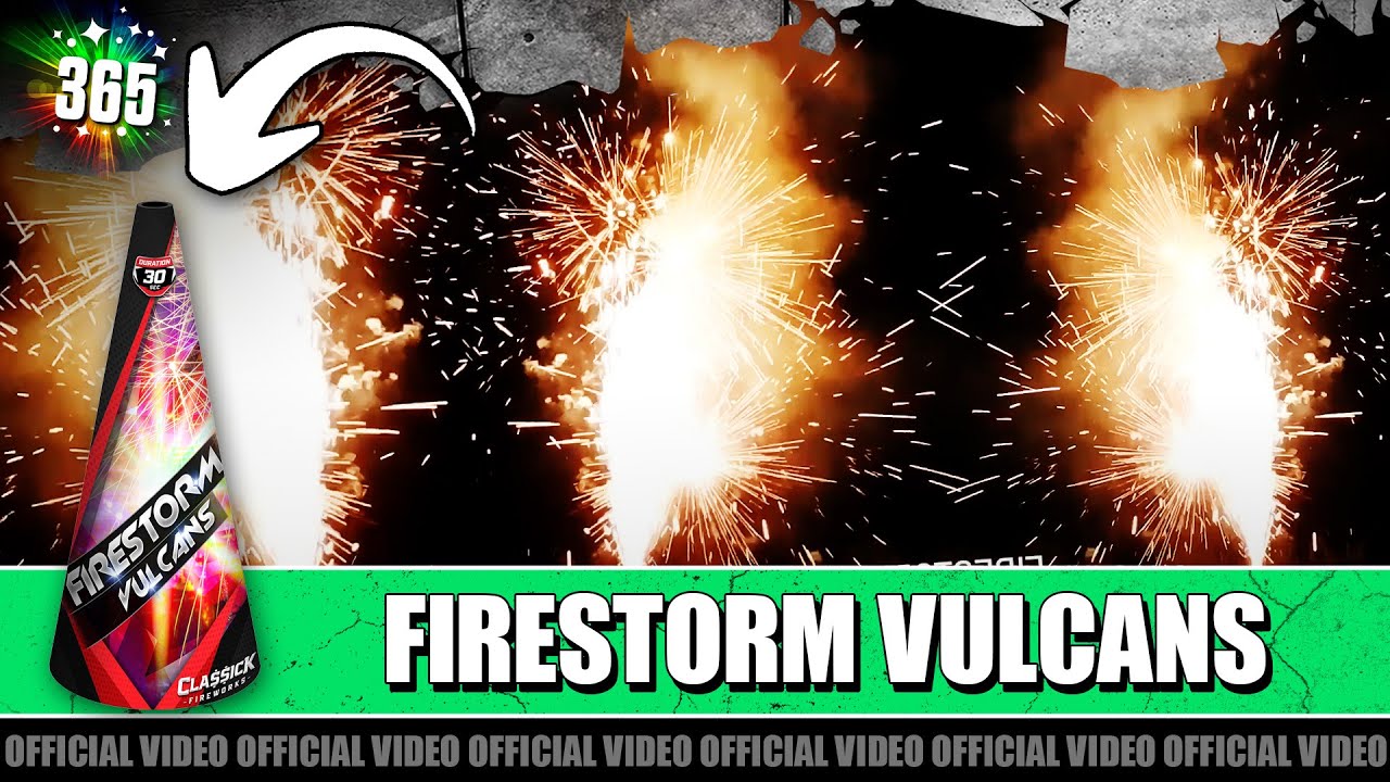 Firestorm Vulcans vuurwerk | Clasick Fireworks | Rubro Fireworks - YouTube