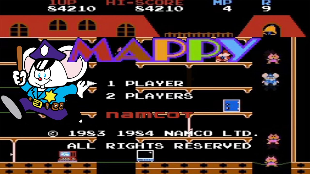 Mappy NES playthrough - YouTube