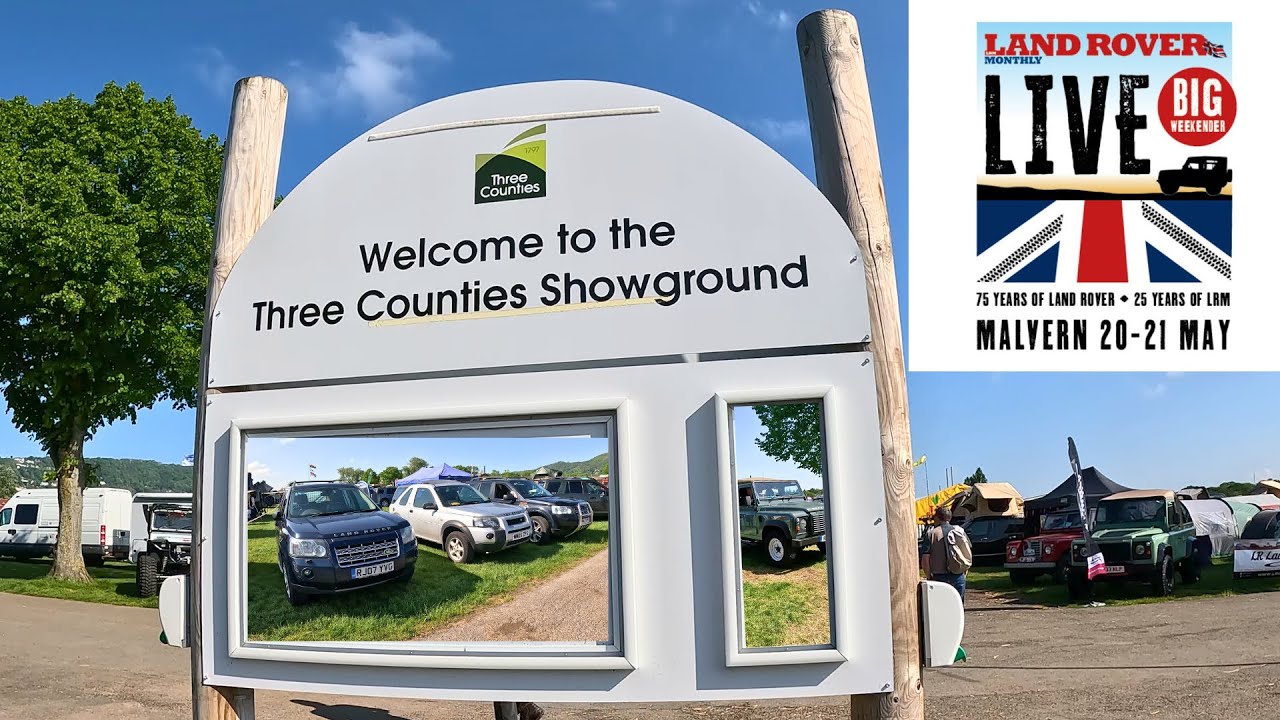 Land Rover Live 2023 At Malvern Three Counties Showground - YouTube