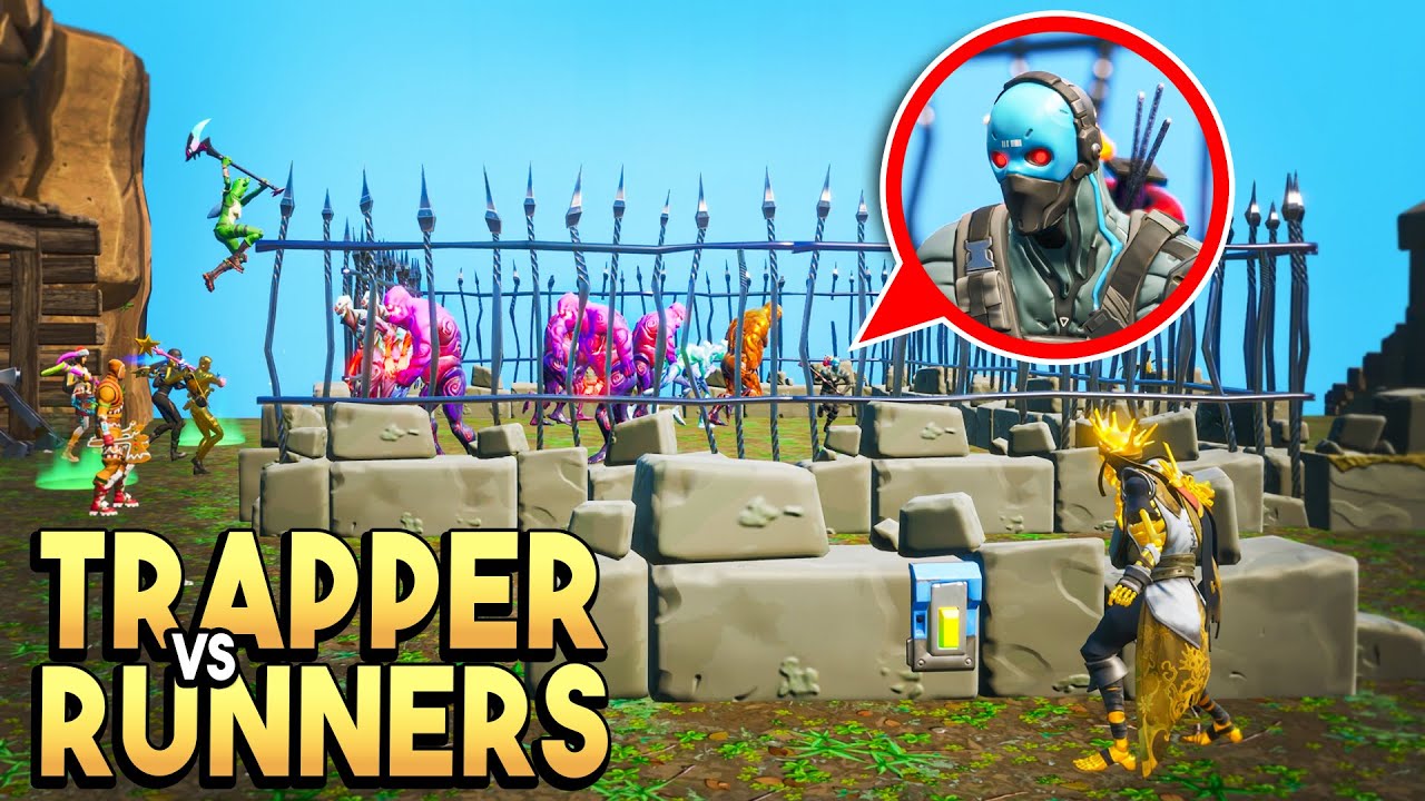 TRAPPER vs RUNNERS in Fortnite! - YouTube