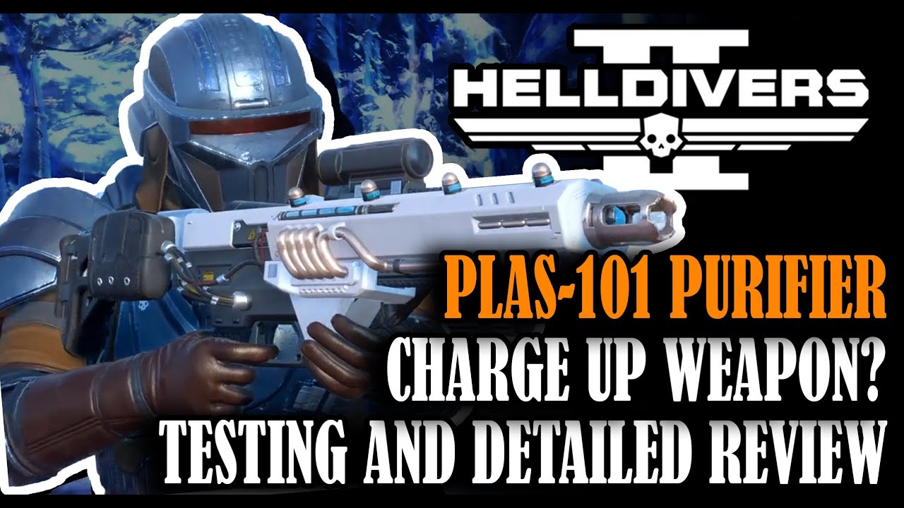 Detailed Testing The PLAS-101 Purifier - Helldivers 2 - YouTube