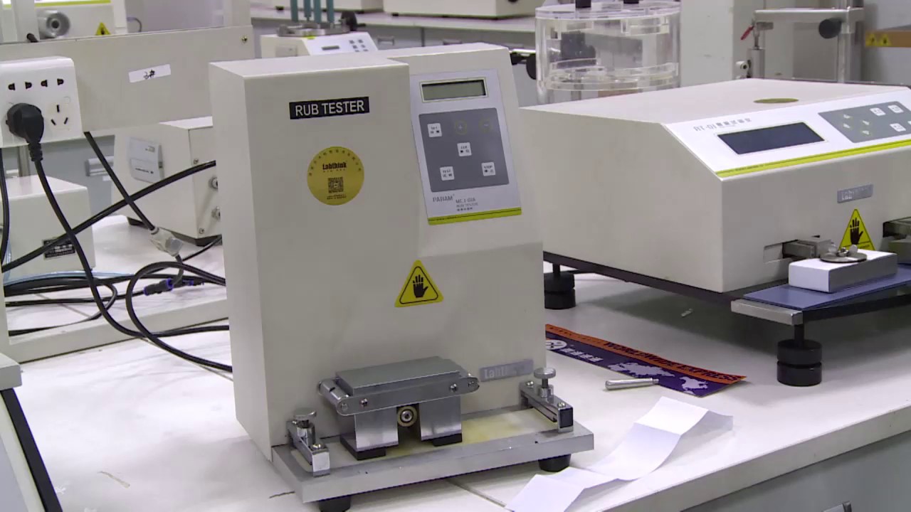 Ink Abrasion Resistance Testing on Printing Materials in Labthink ...
