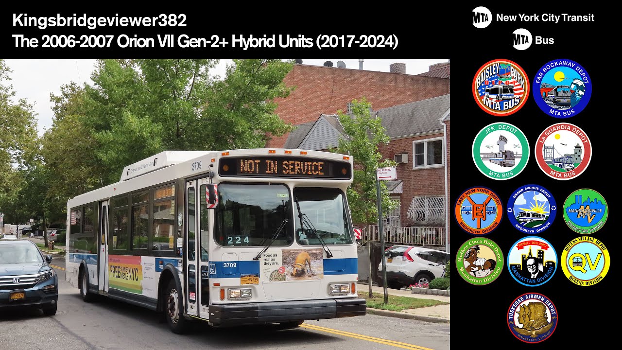 MTA NYC Transit & MTA Bus Co: The 2006-2007 Orion VII 2nd Generation+ ...