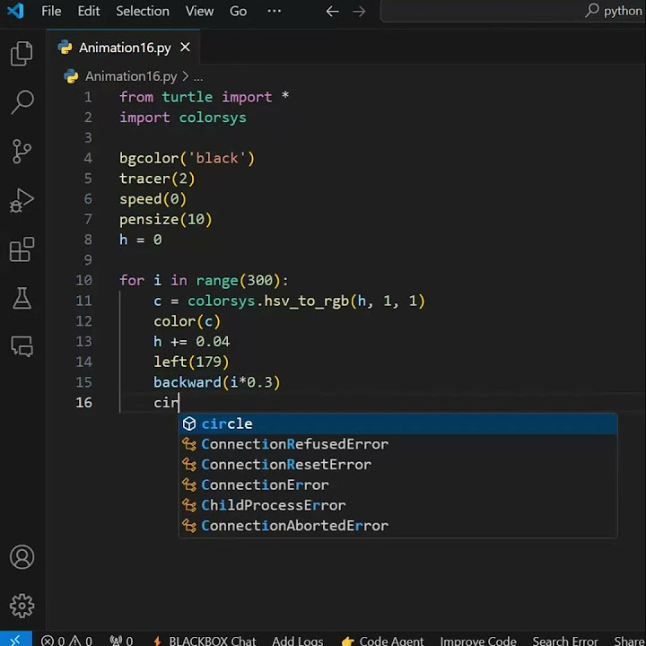 Python Turtle Graphics 🐍🐢 Python Turtle Pythonprogramming Coding