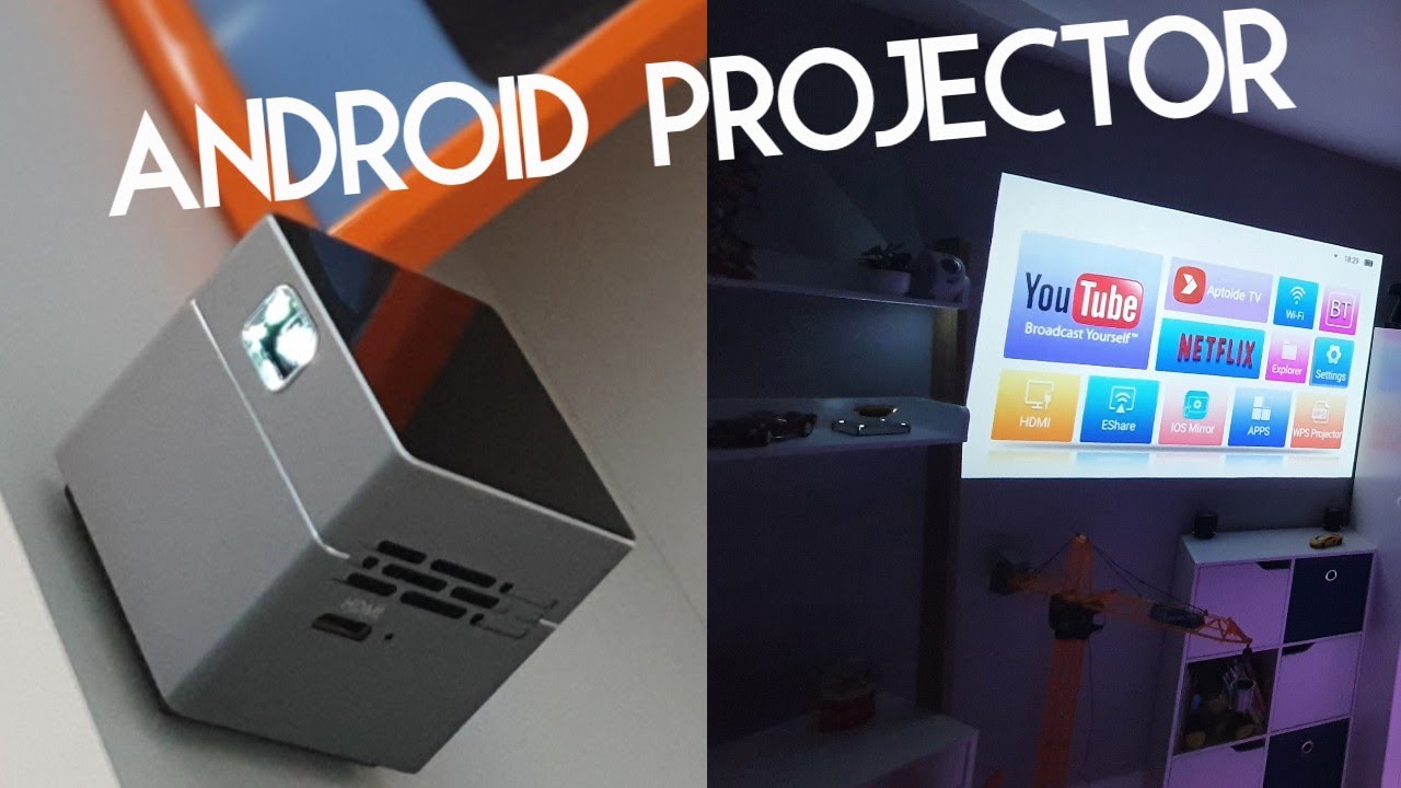 The Best Compact Projector | Mini Cinima Pico Genie - YouTube