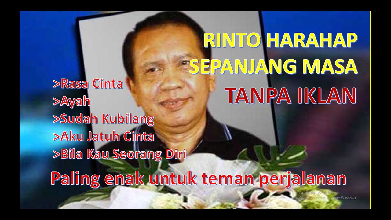 The Best Of Rinto Harahap // Lagu Rinto Harahap Terpopuler // Lagu ...