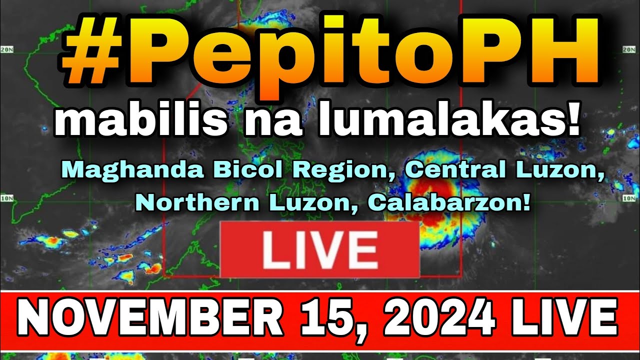 BAGYONG PEPITO, MANANALASA BILANG SUPER TYPHOON 😱⚠️ WEATHER UPDATE ...