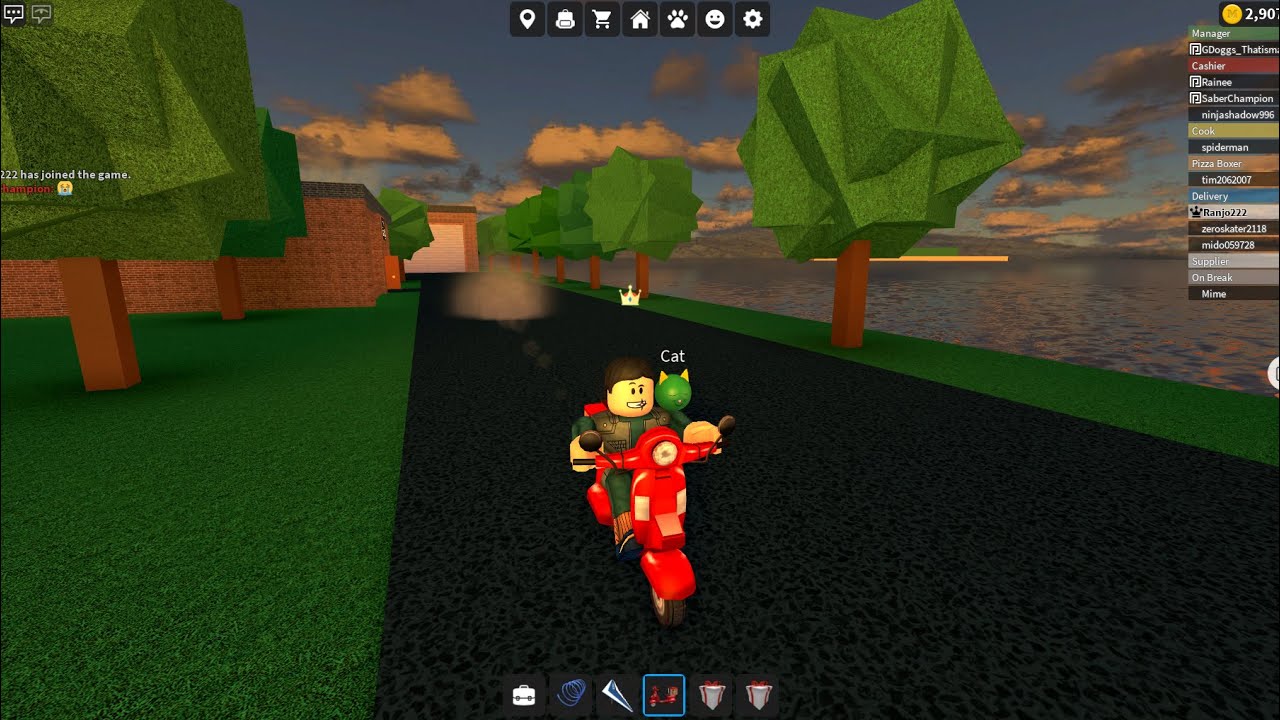 Roblox Work at a Pizza Place: Buying Pizza Delivery Vehicle gamepass ...