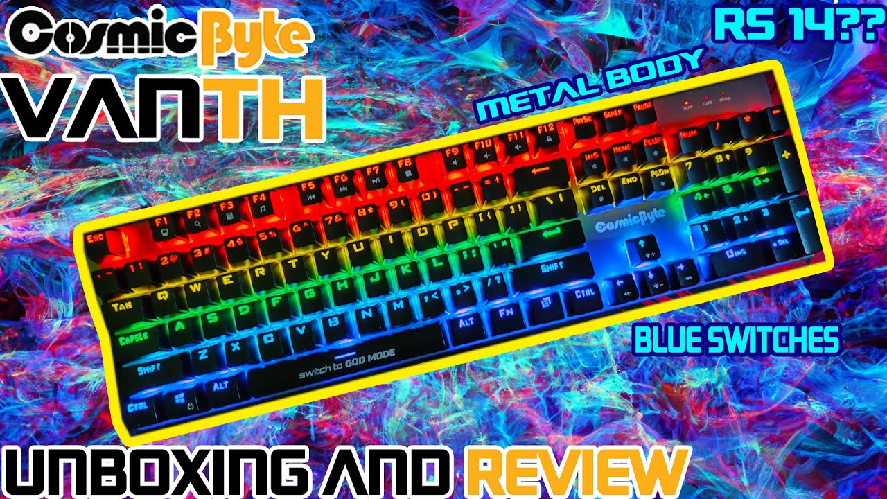 Unveiling the CosmicByte Vanth Mechanical Keyboard: Unboxing Budget ...