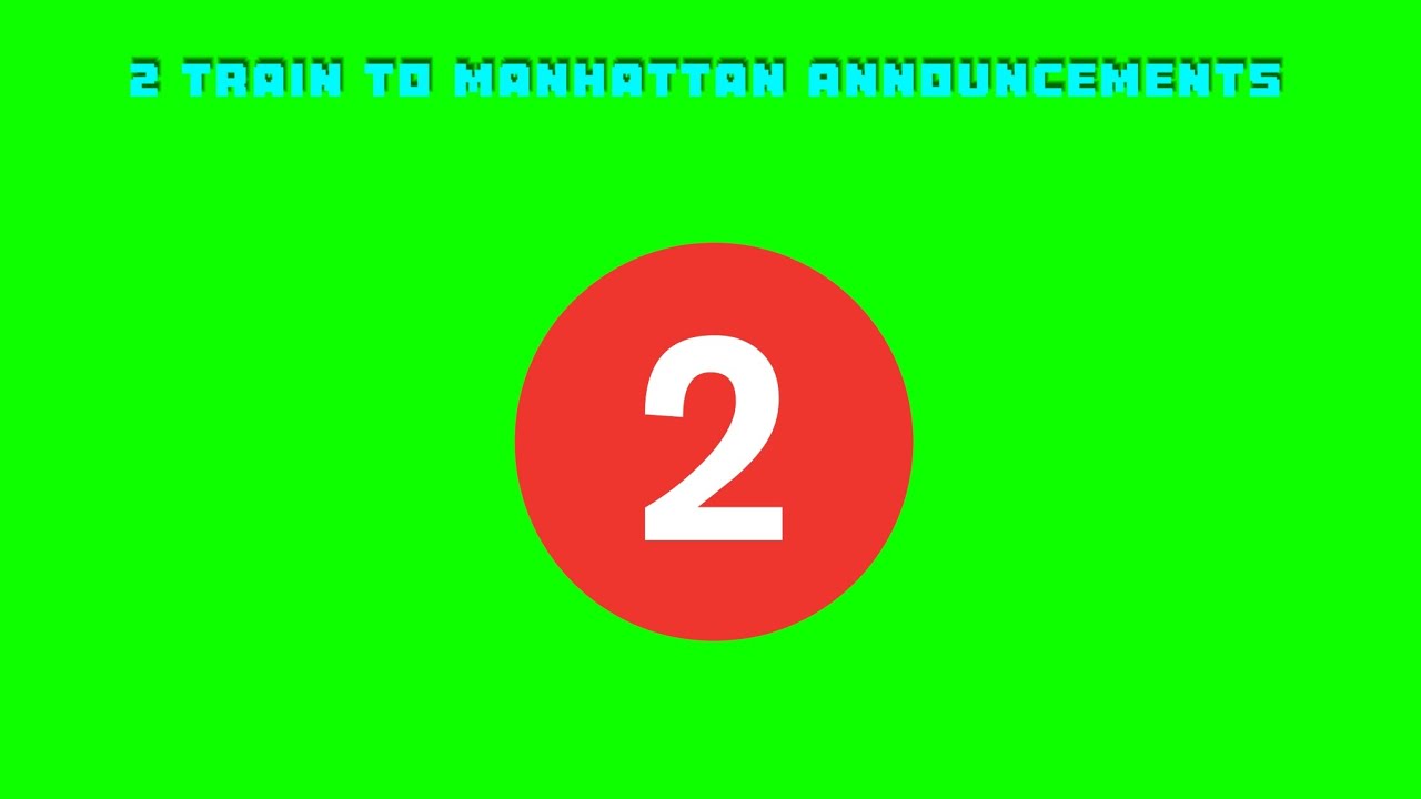 (2) Train To Manhattan Announcements - YouTube