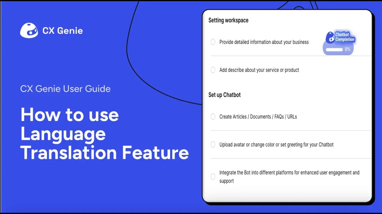 How to use Language Translation | CX Genie Features - YouTube